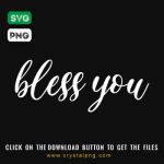 Bless You Svg Free - CrystalPng