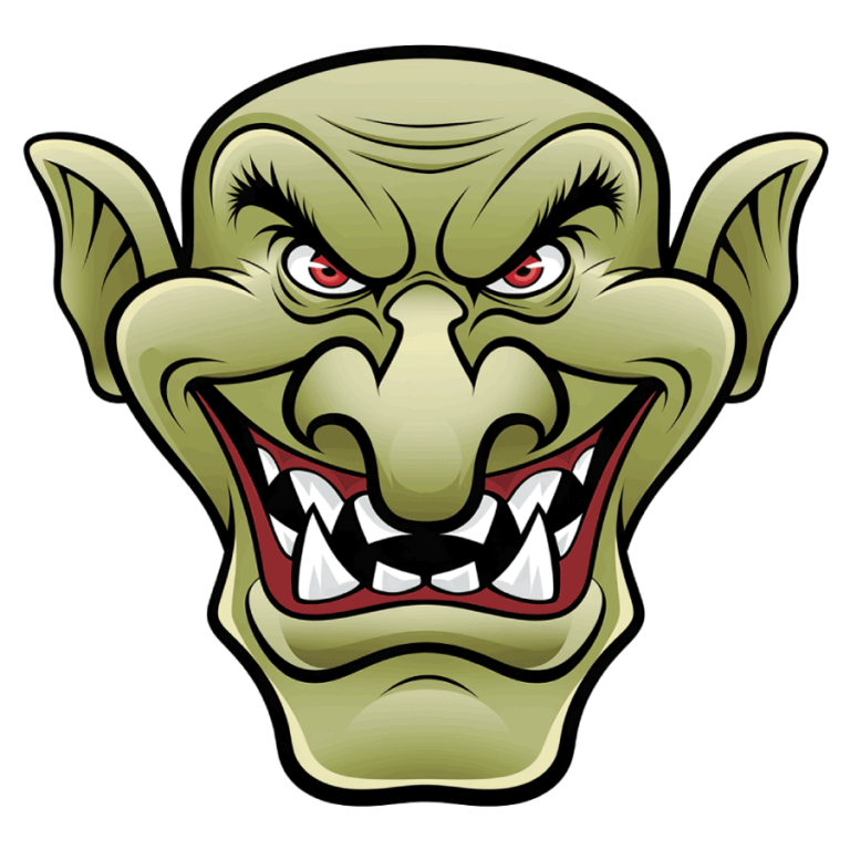 Scary Troll Face PNG (Free Download)