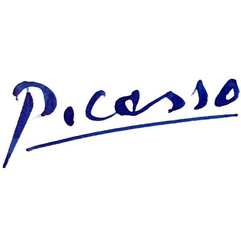 Picasso Signature PNG (Free Download)